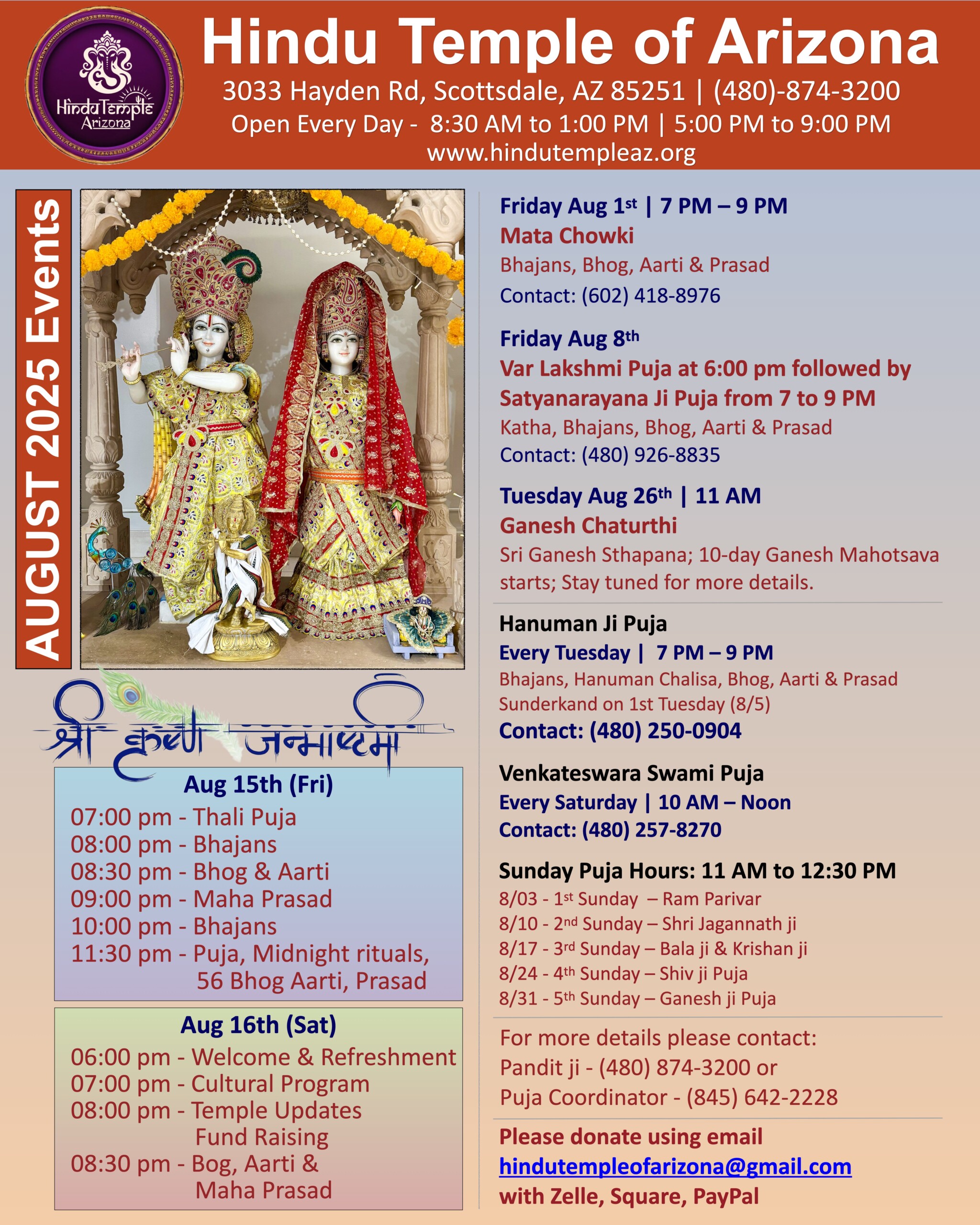 Hindu Temple of Arizona – Hindu, Temple
